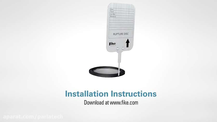 Sanitary Rupture Disc Installation Maintenance Instructions