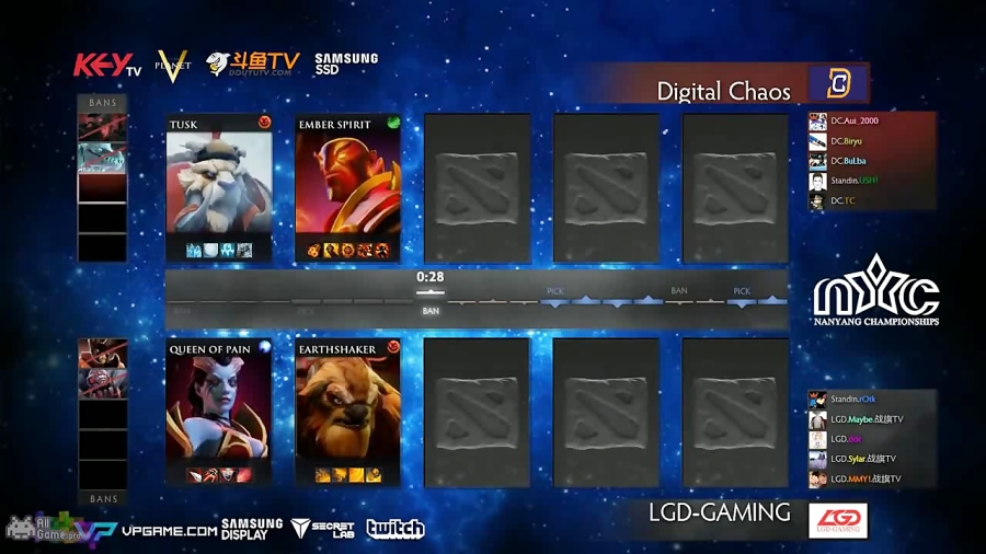 قسمت اول بازی دوم - DC vs LGD