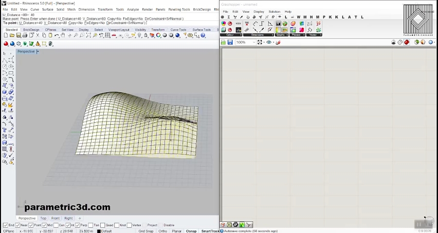 Gradient based on height