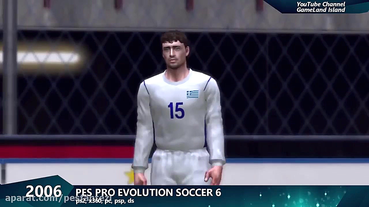 Evolution of PES Pro Evolution Soccer 1995-2018