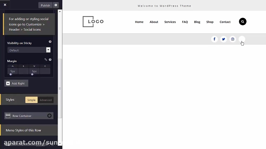 Header Builder - Xtra WordPress Theme