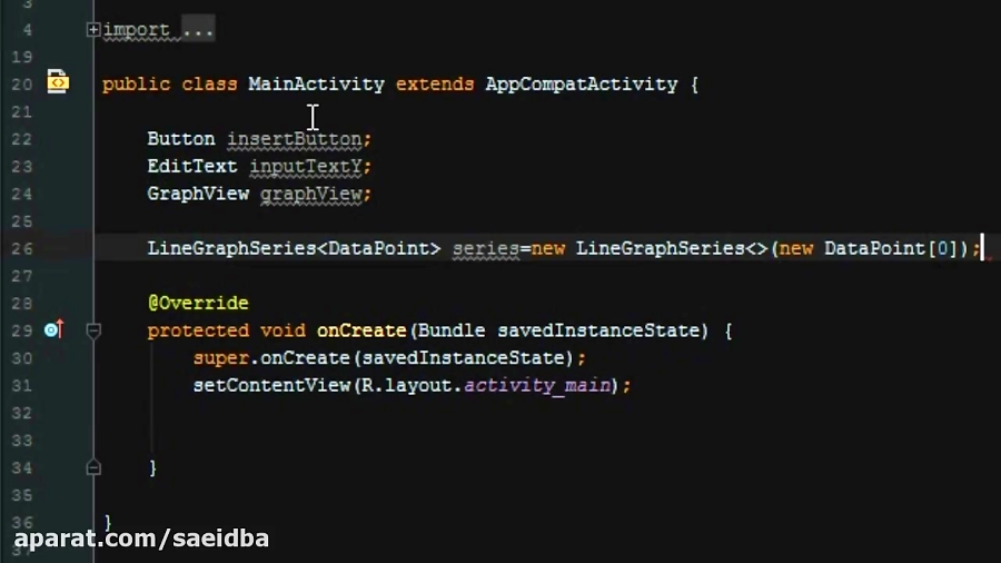 016: Date and Time as X-axis using SQLite Database : Android Graph View tutorial