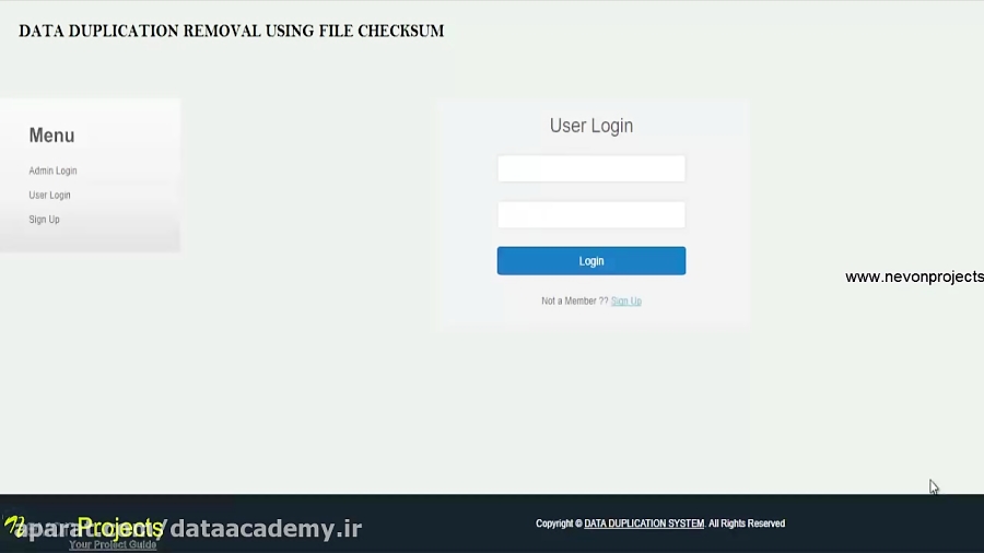 Data Duplication Removal Using File Checksum