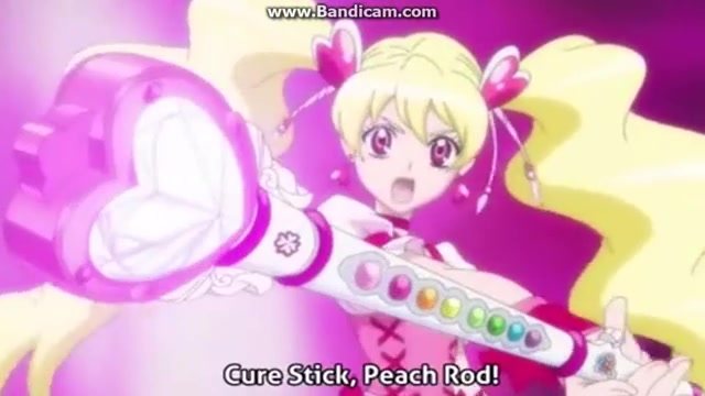 cure peach change! happy go
