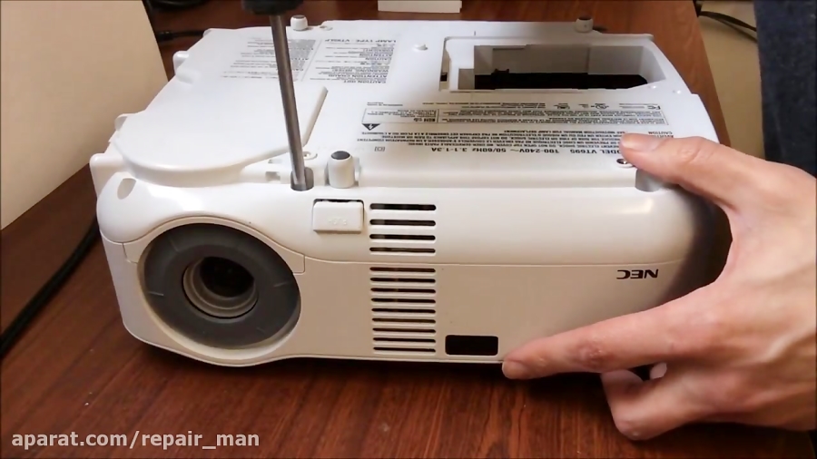 NEC VT695 Projector Teardown Disassembly and Reassembly for Cleaning