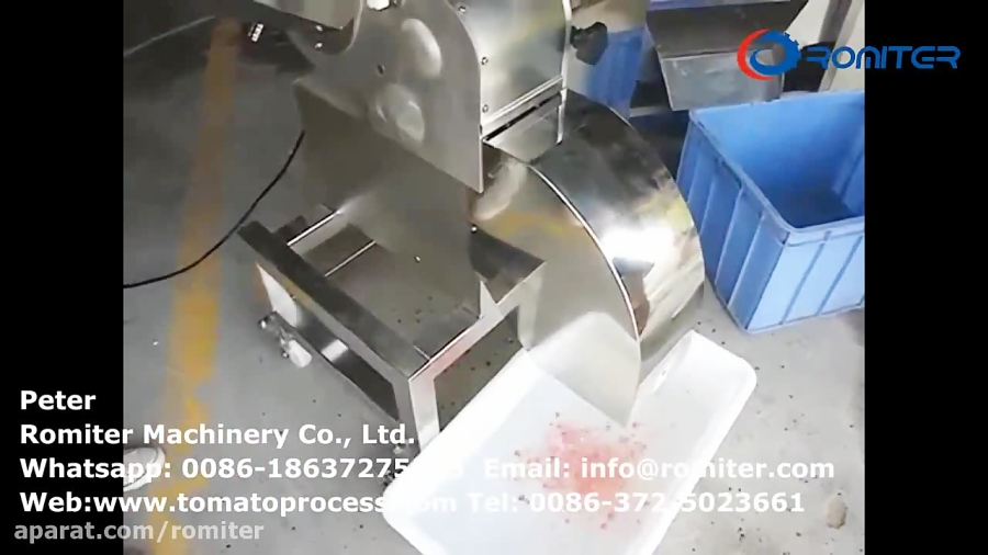 Automatic Tomato Cube Shape Dicer Cutting Machine for Sale