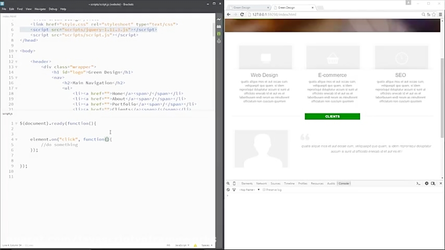 jQuery Tutorial for Beginners #18 - The Event Object in