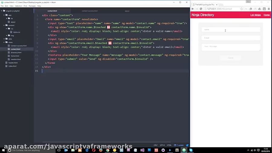 Angularjs Tutorial 24 Location Service