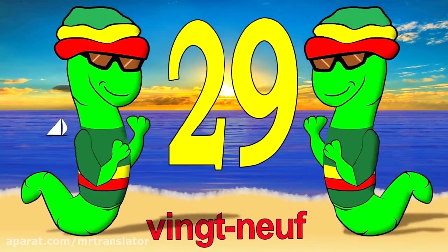 Les chiffres et les nombres de 20 à 50 - alain le lait (French numbers)