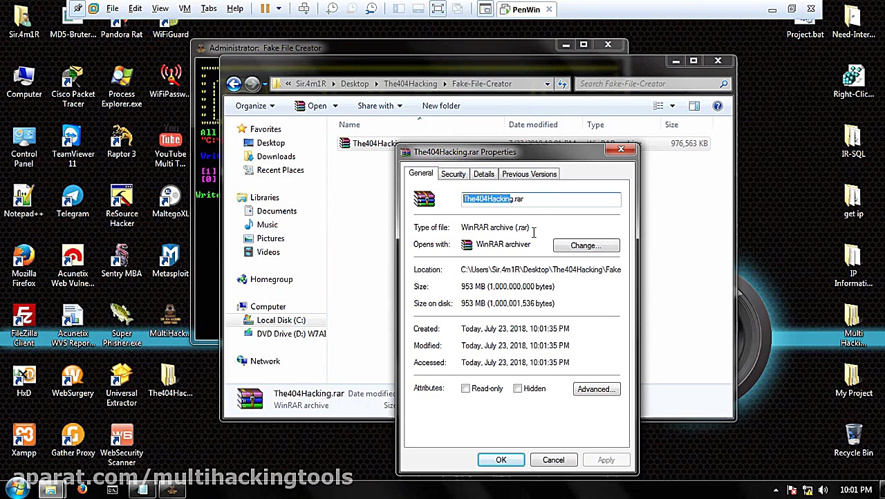 ساخت فایل فیک | Fake File Creator