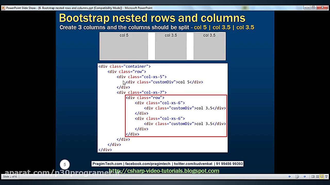 06 Bootstrap nested rows and columns