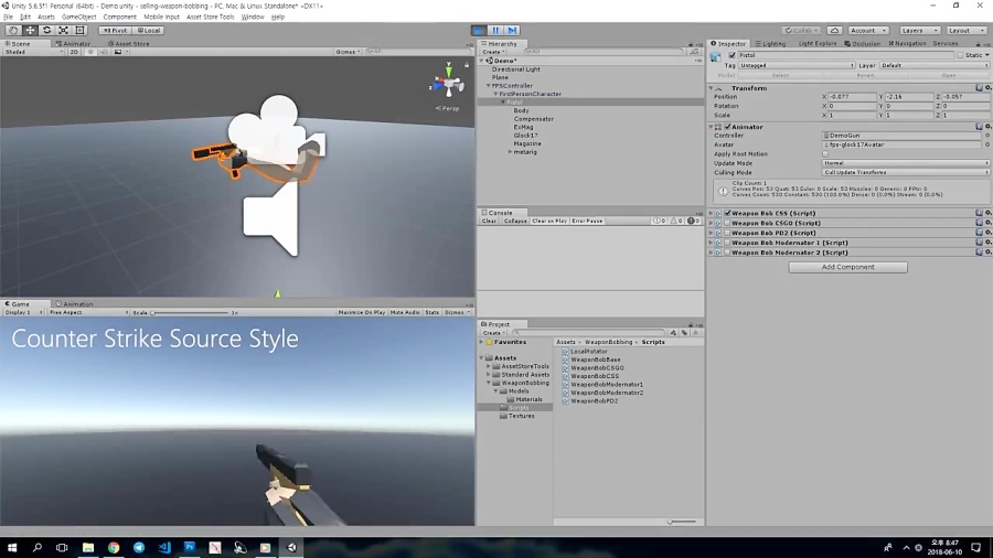 Weapon Bobbing Script Pack