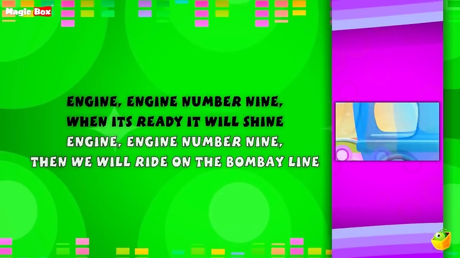 Engine Number Nine Lyrical Video | English Nursery Rhymes Full Lyrics ...