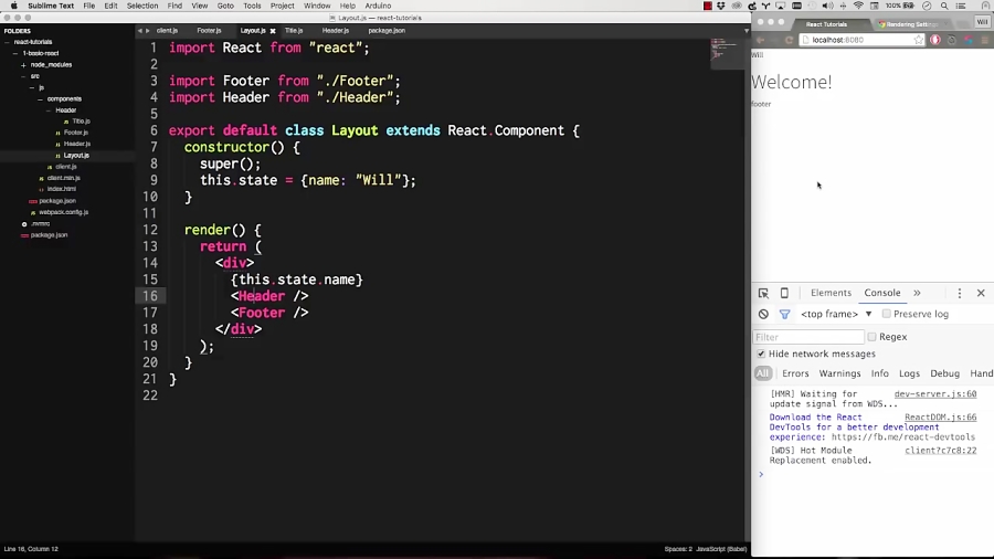 آموزش Reactjs جاوا اسکریپت قسمت 4