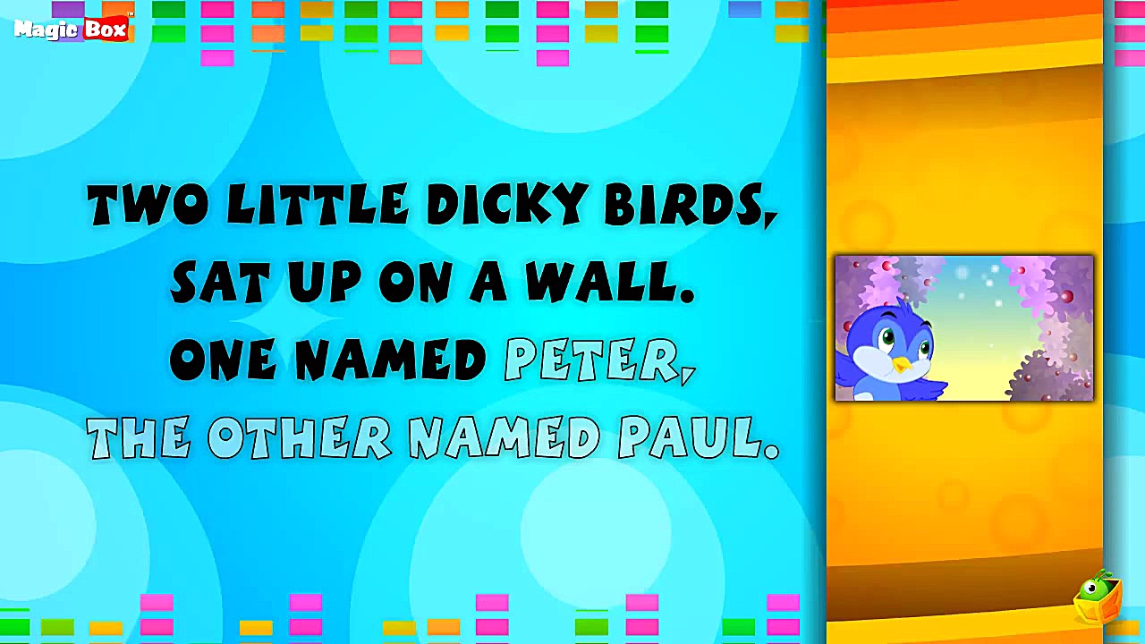 Two Little Dicky - Karaoke Version With Lyrics - Cartoon/Animated ...