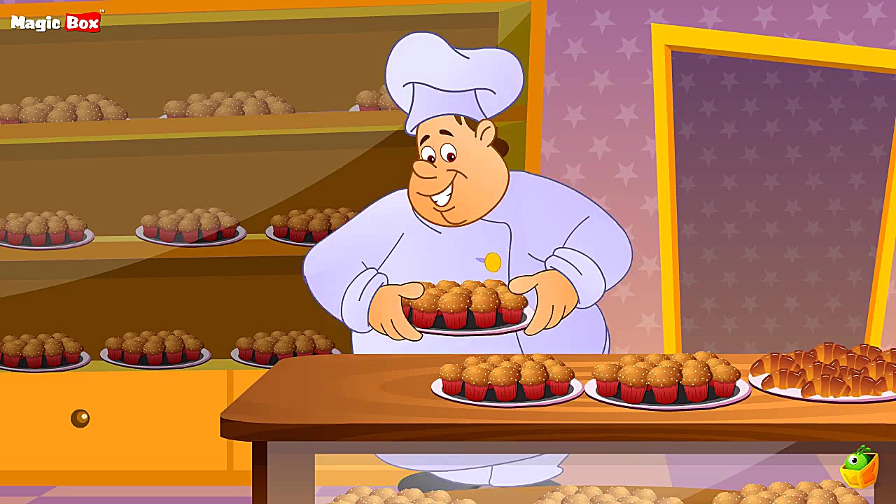 Muffin Man - English Nursery Rhymes - Cartoon/Animated Rhymes For Kids