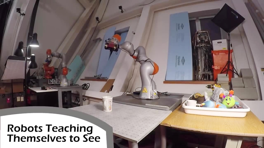 Robots Teaching Themselves to See