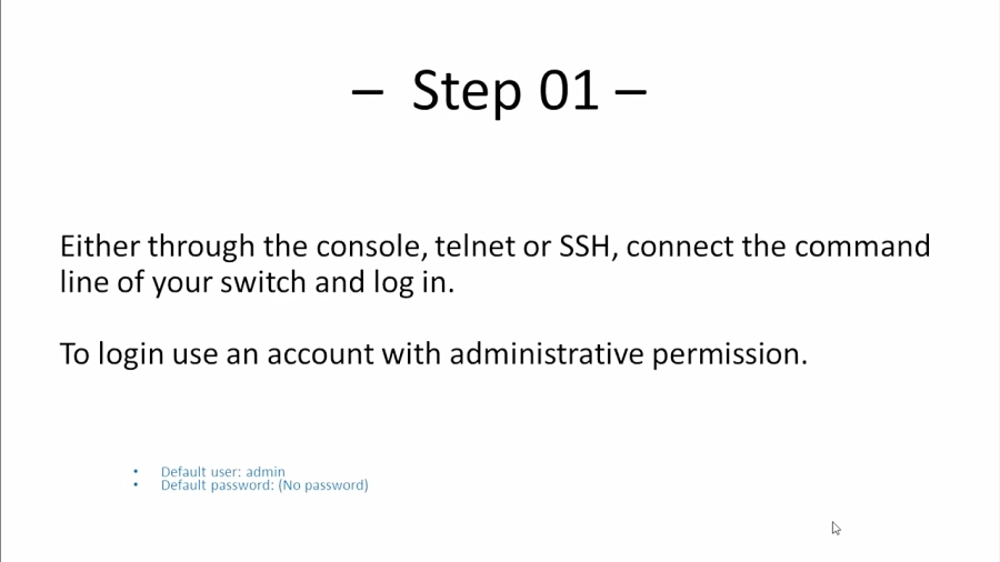 HP Switch - VLAN Configuration (Command-line interface)