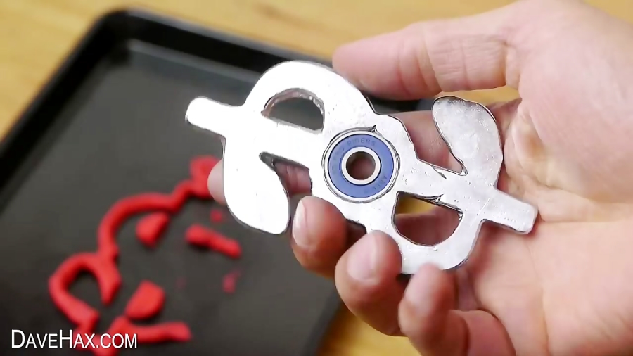 DIY Gallium Dollar Sign $ Fidget Spinner