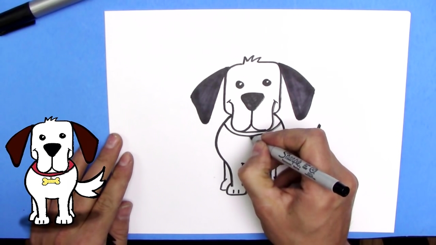 How To Draw Ben from Hooplakidz - EASY - Step By Step