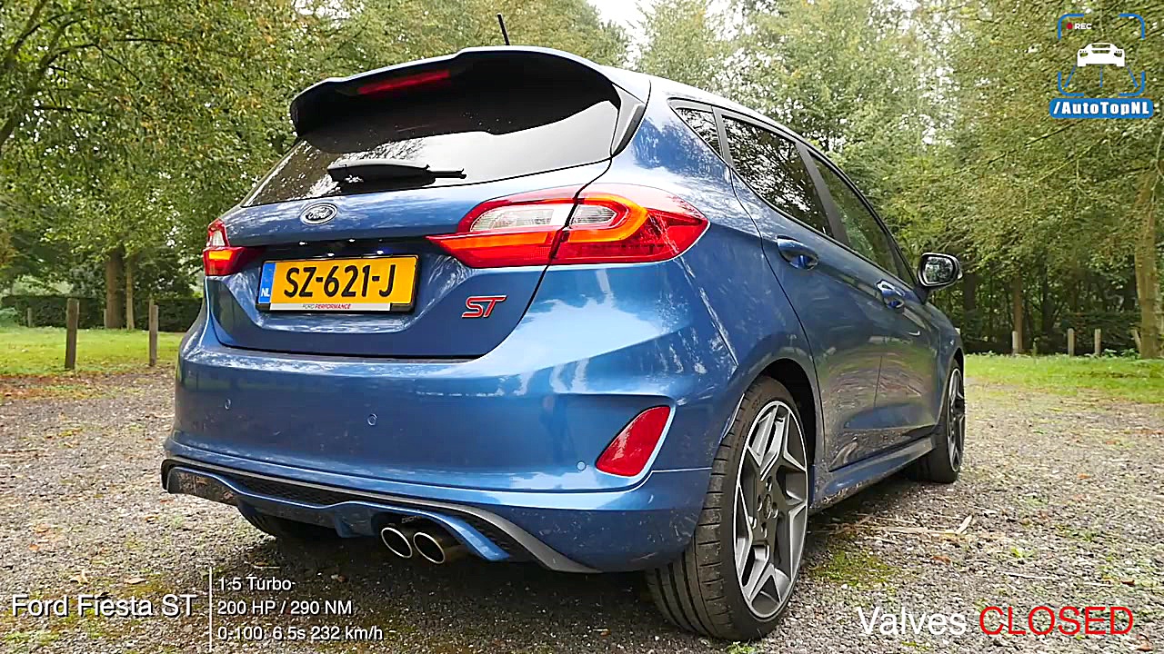 FORD FIESTA ST 2019 | EXHAUST Sound REVS ONBOARD on AUTOBAHN by AutoTopNL