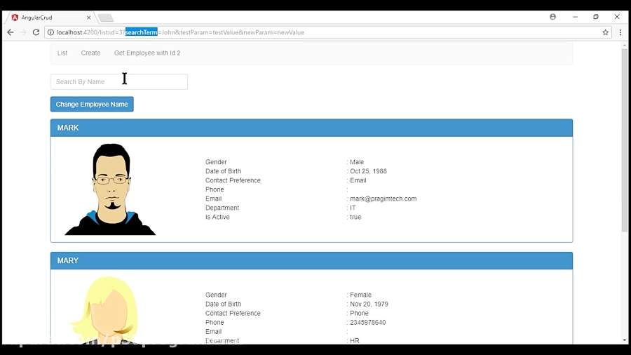52 Angular read query string parameters