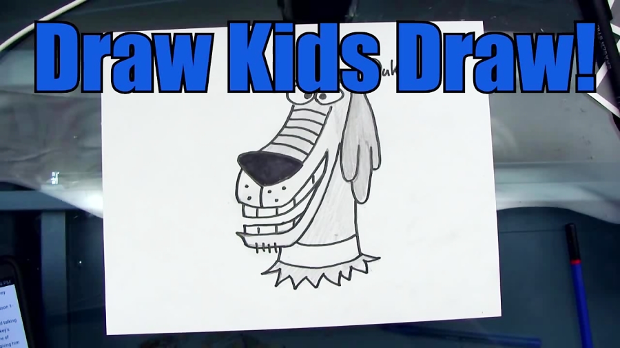 How To Draw Dukey The Dog from Johnny Test - Step By Step