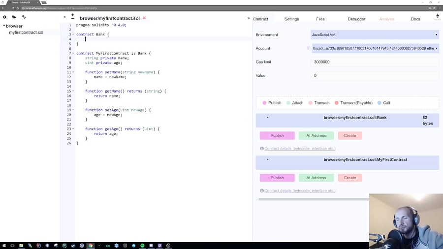 Learning Solidity : Tutorial 2 Inheritance