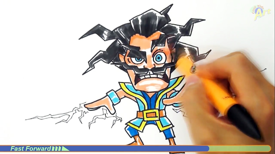 How to Draw Electro - Clash Royale - Coloring Pages