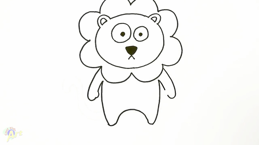 How to Draw a Lion | Peek-A-Zoo