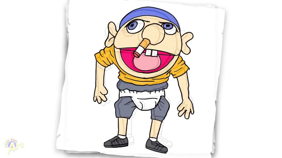 How to Draw Jeffy | SML Super Mario Logan