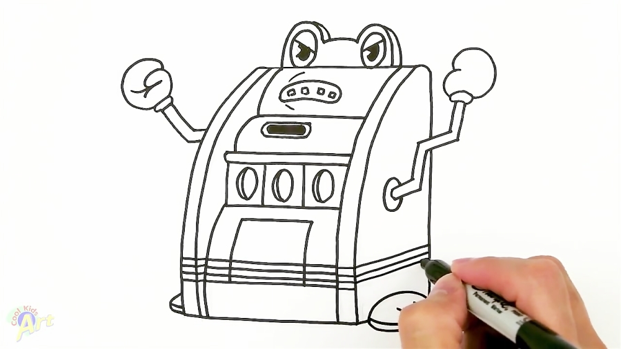 How to Draw the Slot Machine | Cuphead