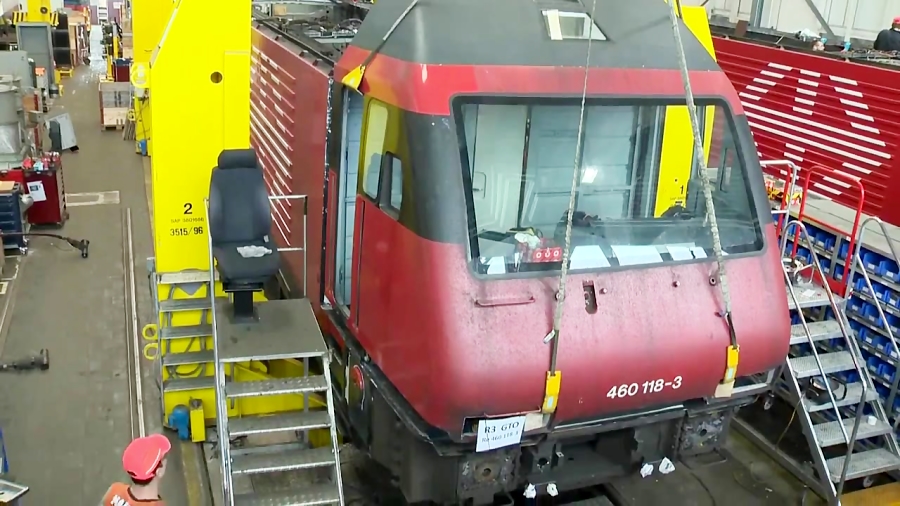 Swiss locomotives modernized with ABB traction converters