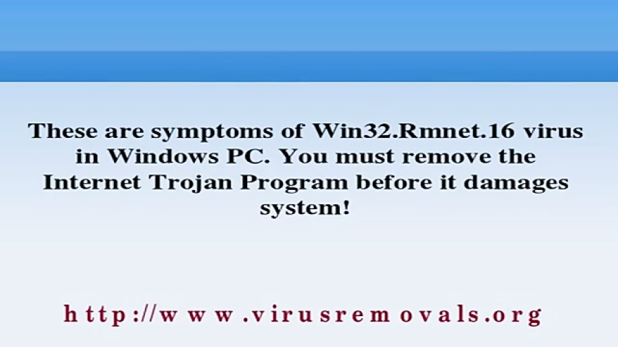 How to Delete Win32.Rmnet.16