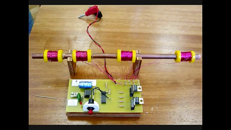 A Magnetic Linear Accelerator (Coil gun)
