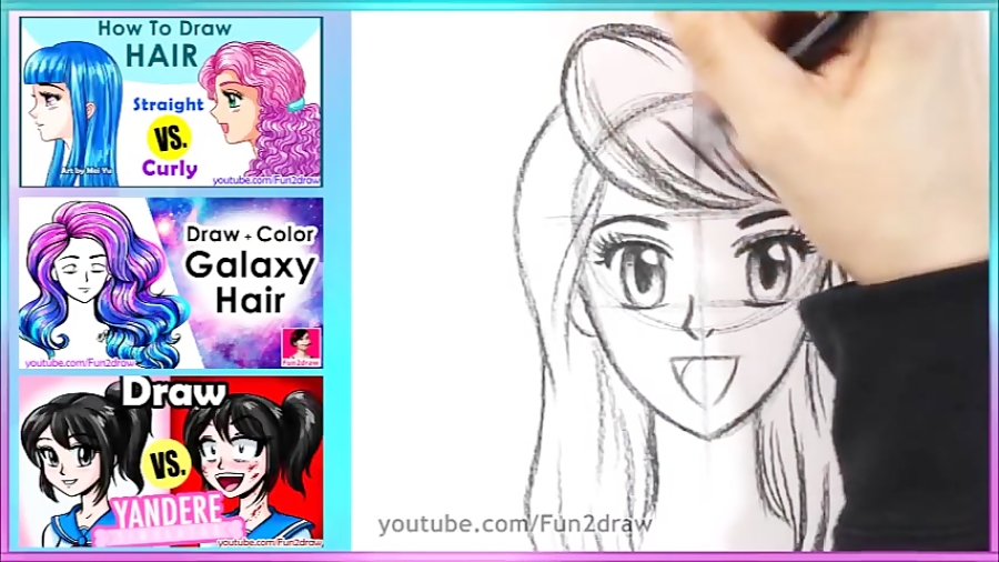 How to Draw a Face | Draw Front vs Side View | Anime, Manga Tutorial ...