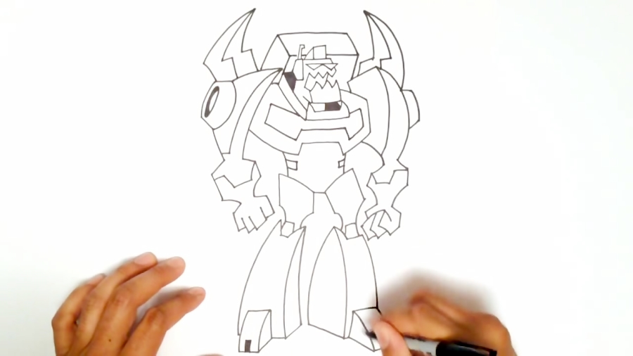How to Draw Grimlock | Transformers