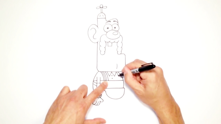 How to Draw Uncle Grandpa- Video Lesson