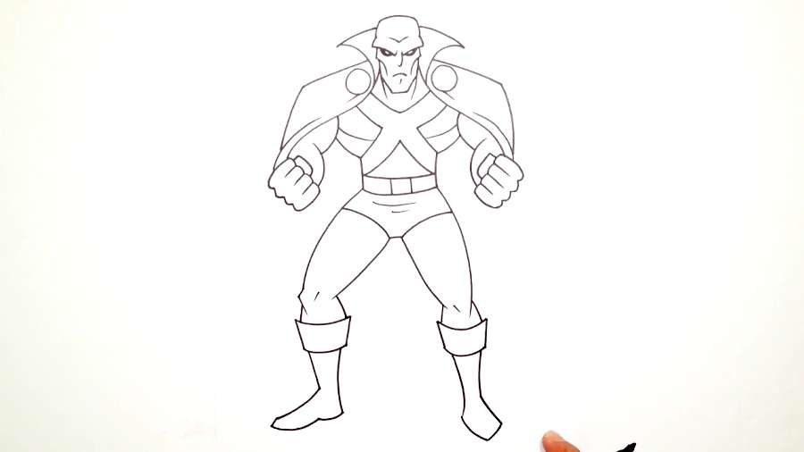 How to Draw Martian Manhunter | Justice League