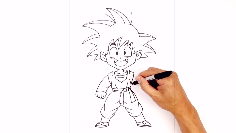 How to Draw Goten | Dragon Ball Z