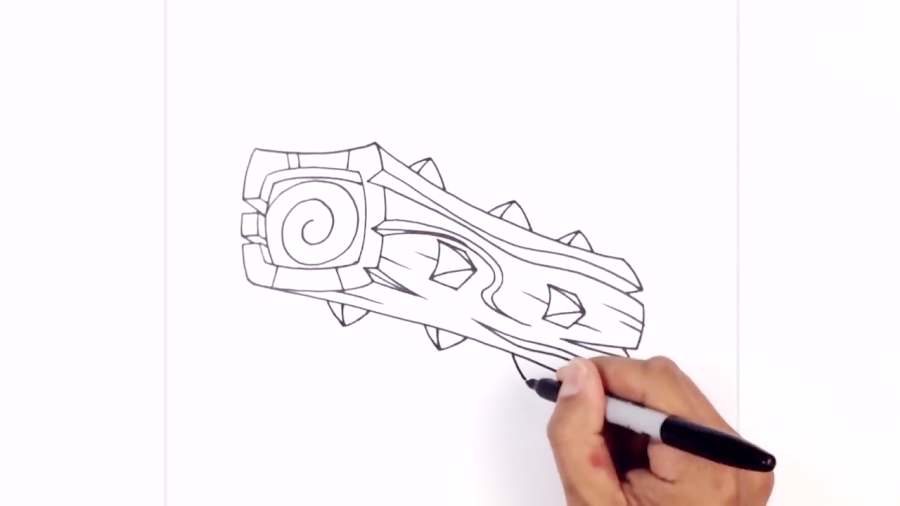 How to Draw Log | Clash Royale