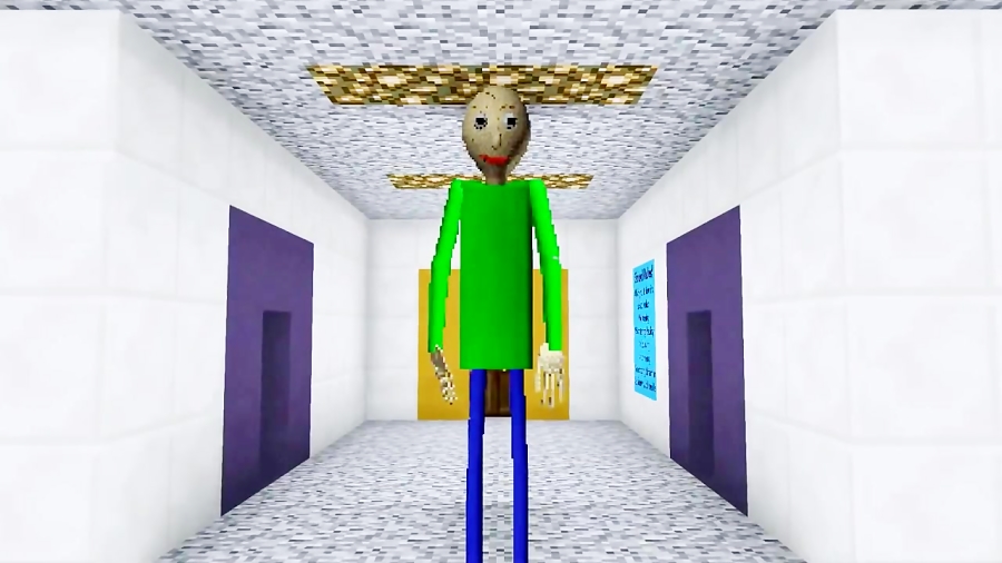 MONSTER SCHOOL BALDI CHALLENG GHOST BLOCK