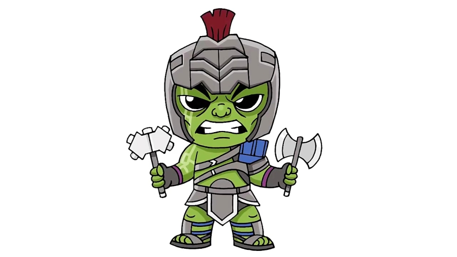 How to Draw Gladiator Hulk | Thor Ragnarok