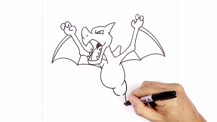 How to Draw Aerodactyl | Pokemon (Art Tutorial)
