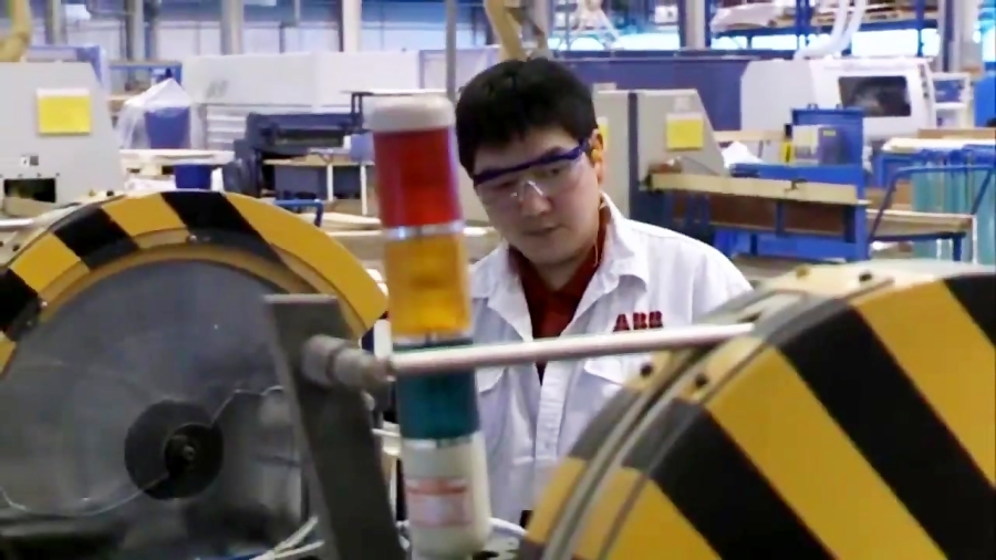 ABB's transformer factory in Chongqing