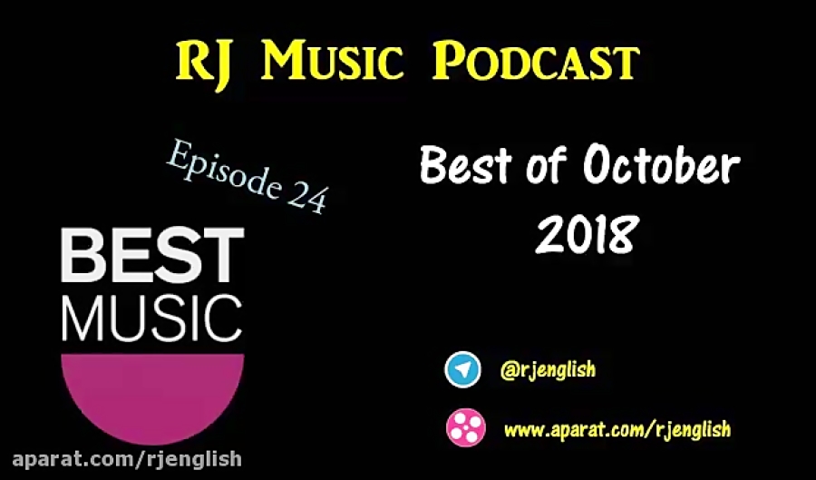 RJ Music Podcast - Episode 24 - Best songs of October 2018