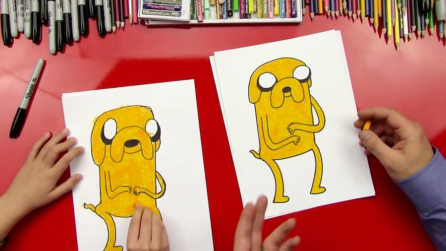How To Draw Jake The Dog From Adventure Time
