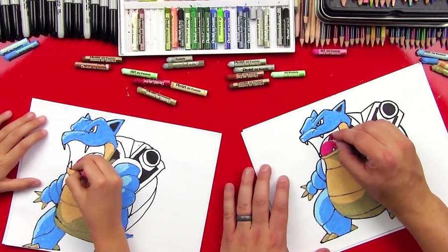 How To Draw Blastoise From Pokemon