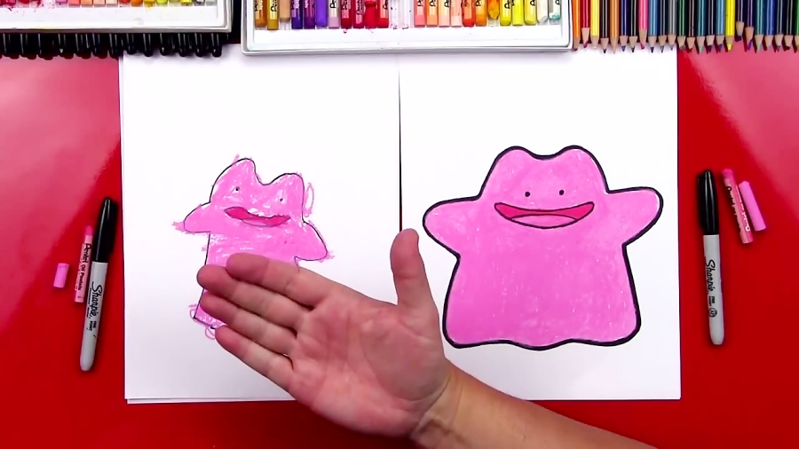 How To Draw Ditto Pokemon