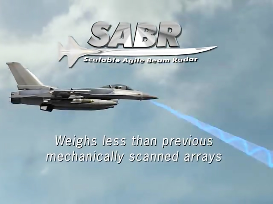 SABR AESA Radar for the F-16